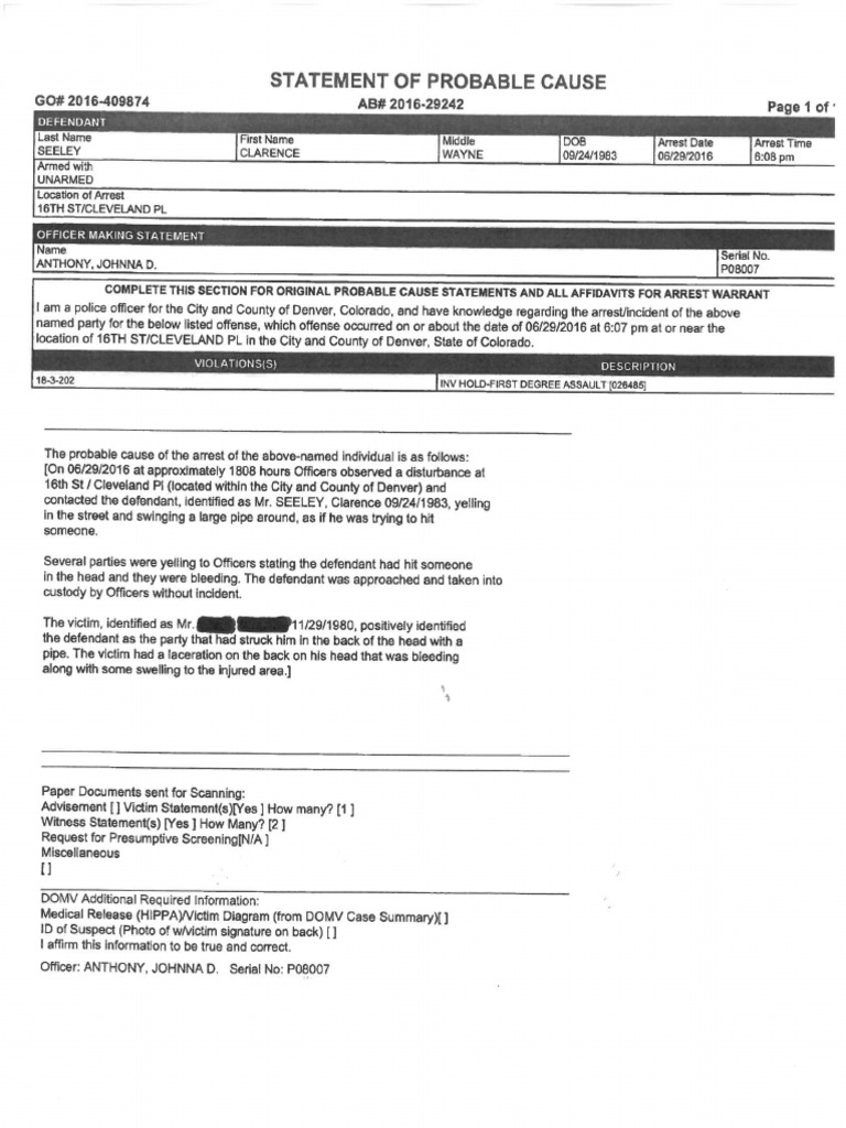 Seeley PC Statement Redacted