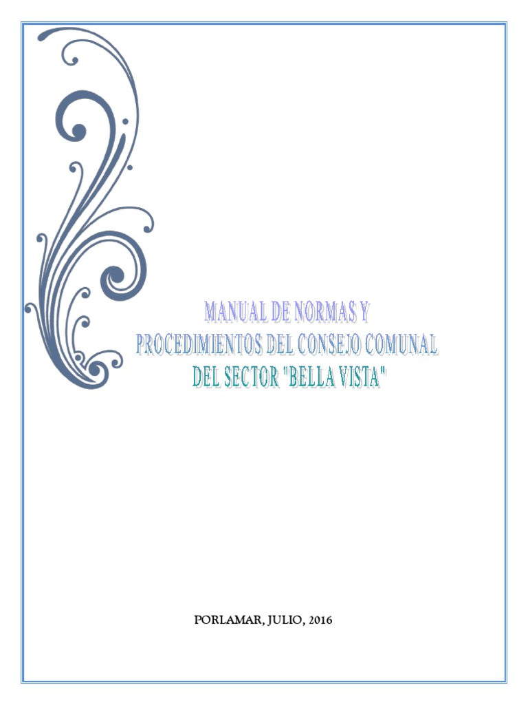 Logo del Consejo Comunal Bella Vista | PDF | Comunidad | Democracia