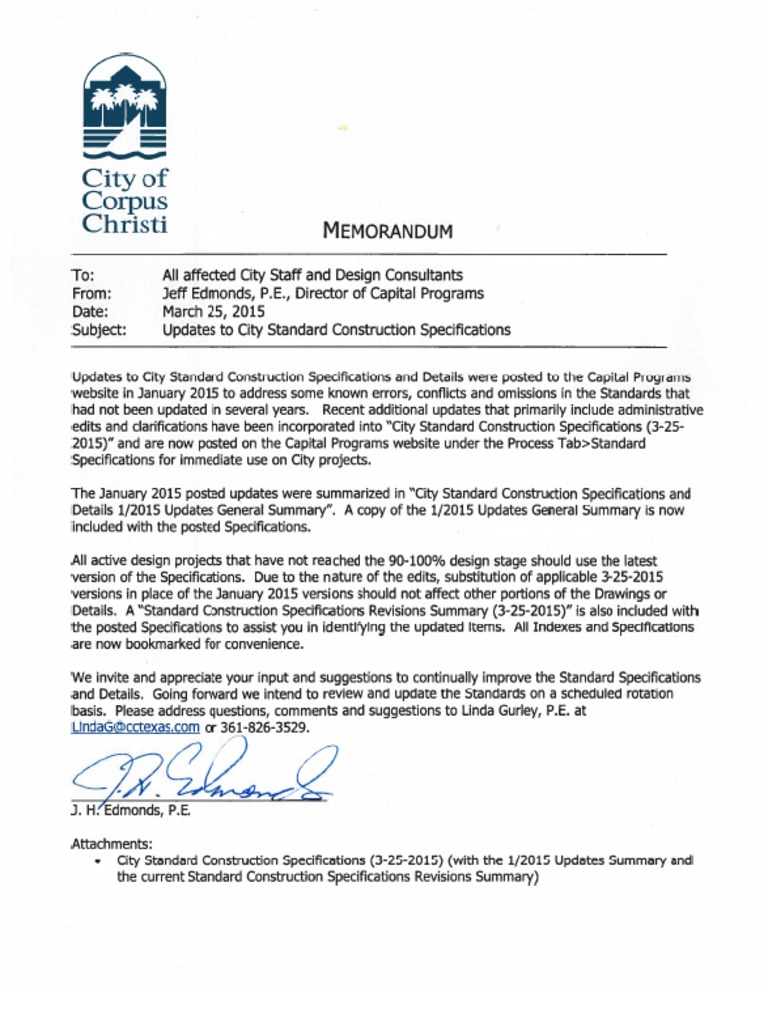 City Standard Construction Specifications | PDF | Road Surface | Flow ...