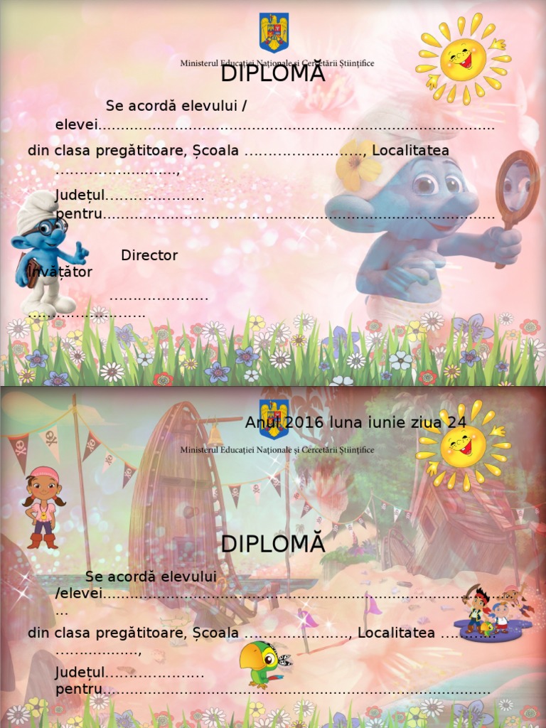 Diplome Editabile | PDF