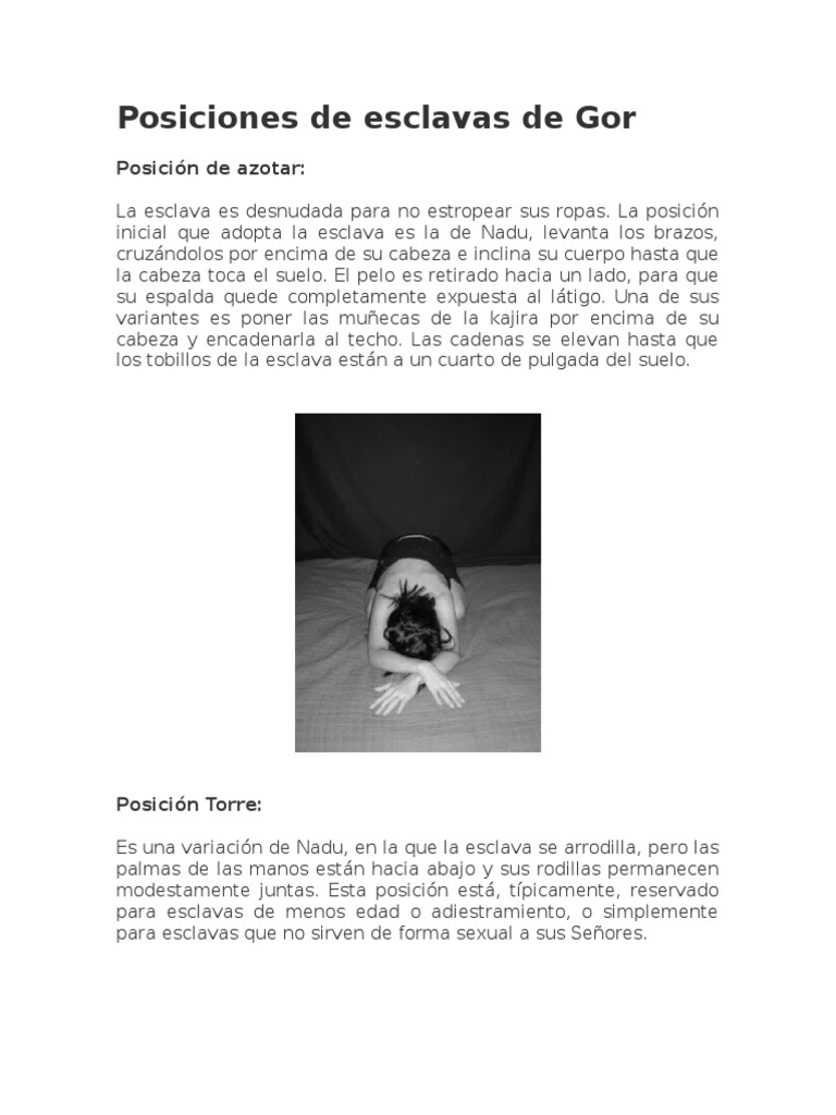 Posiciones de Esclavas de Gor | PDF
