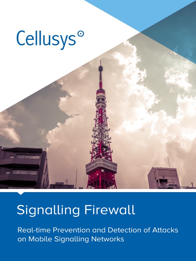 Cellusys Signalling Firewall v6.7 | PDF | Firewall (Computing) | Session Initiation Protocol