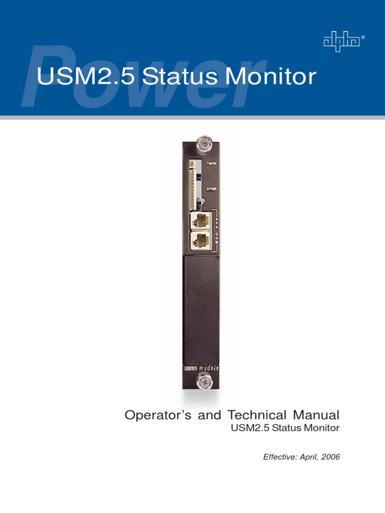 Manual USM - 2 - 5 PDF | PDF | Power Supply | Power Inverter
