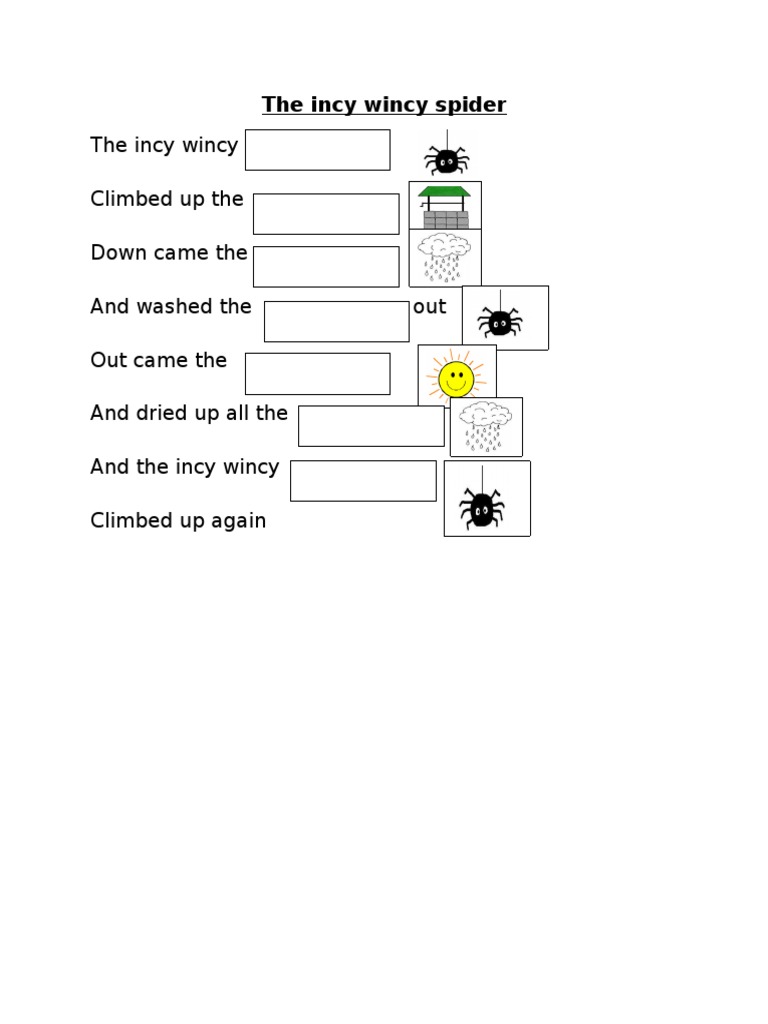 The Incy Wincy Spider | PDF