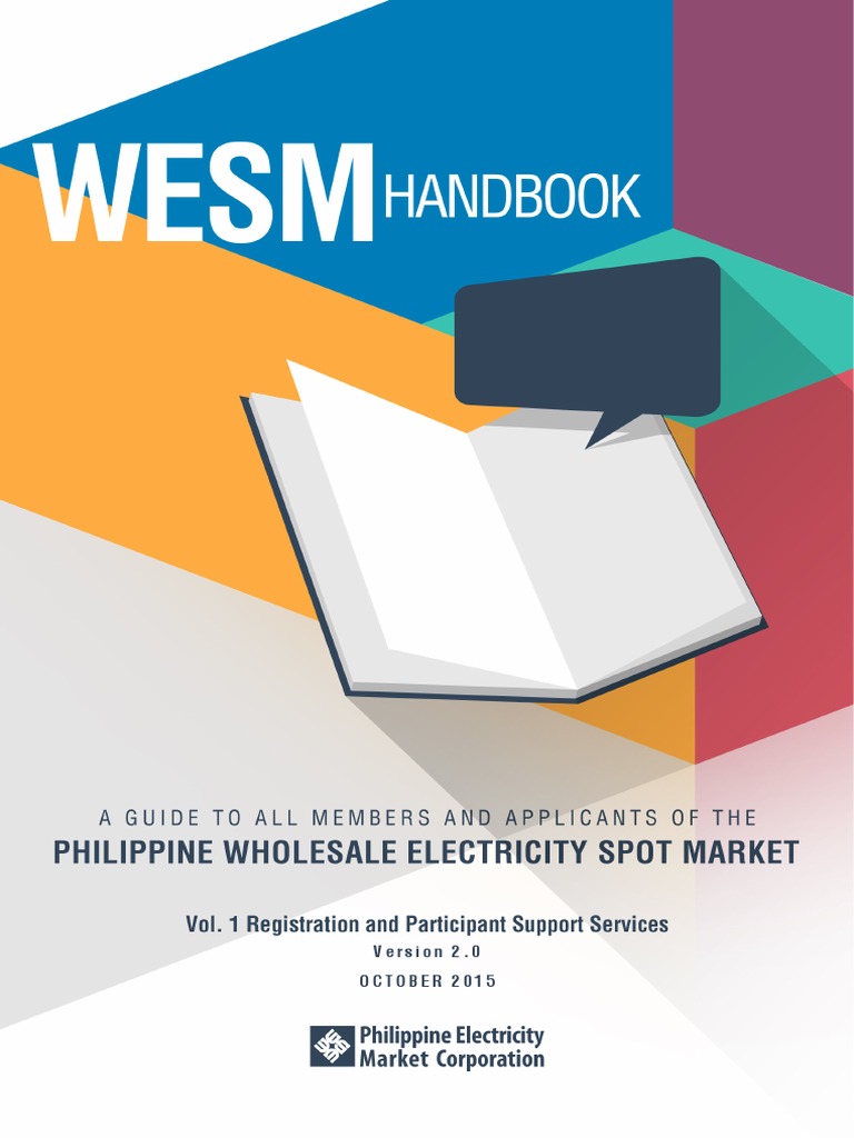 WESM Participant Handbook Vol1 Ver2 | PDF | Prices | Market (Economics)