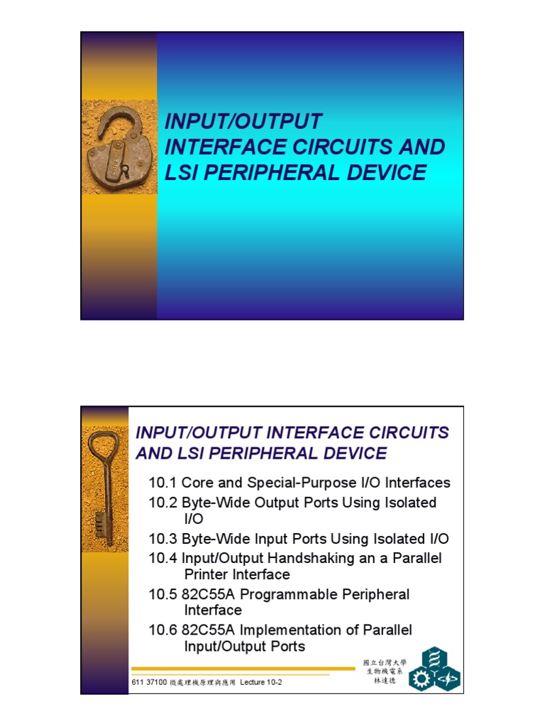 Lecture10 Pdf Pdf Input Output Data