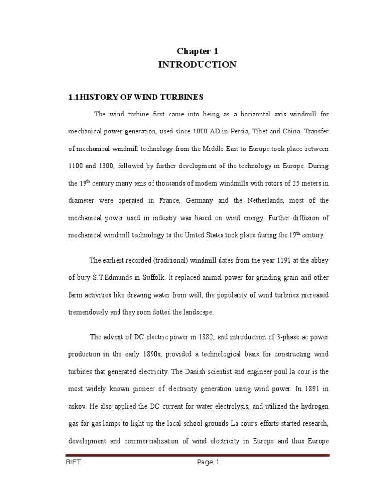 Major Project | PDF | Composite Material | Wind Power