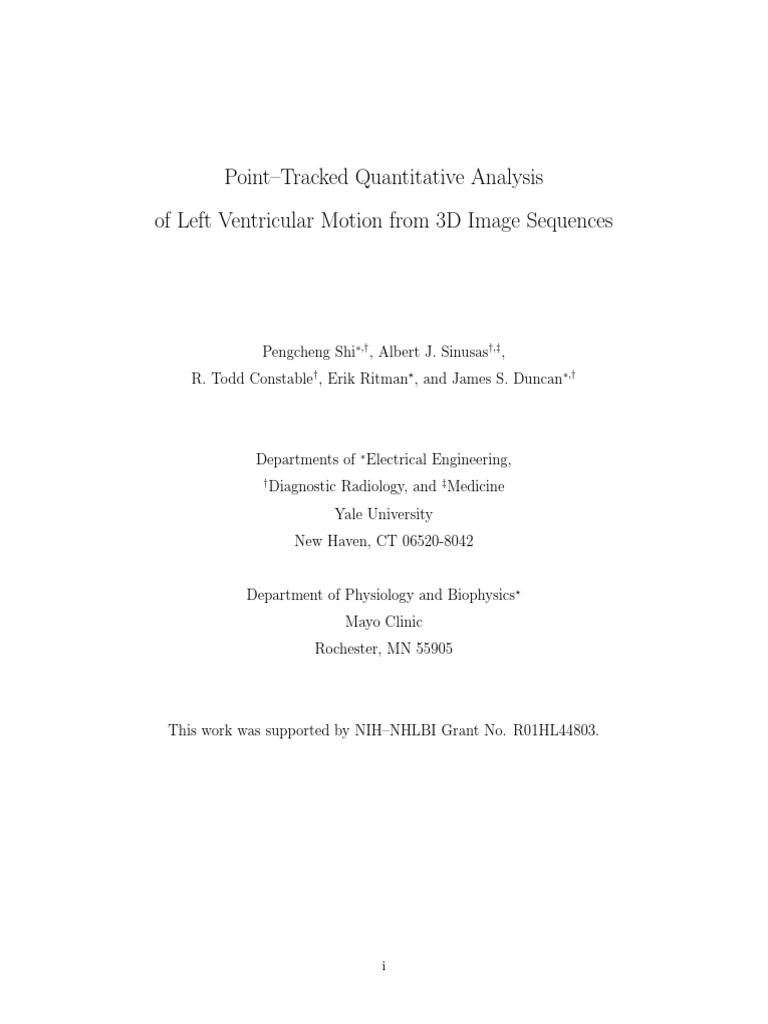 Point-Tracked Quantitative Analysis of Left Ventricular Motion From 3D ...