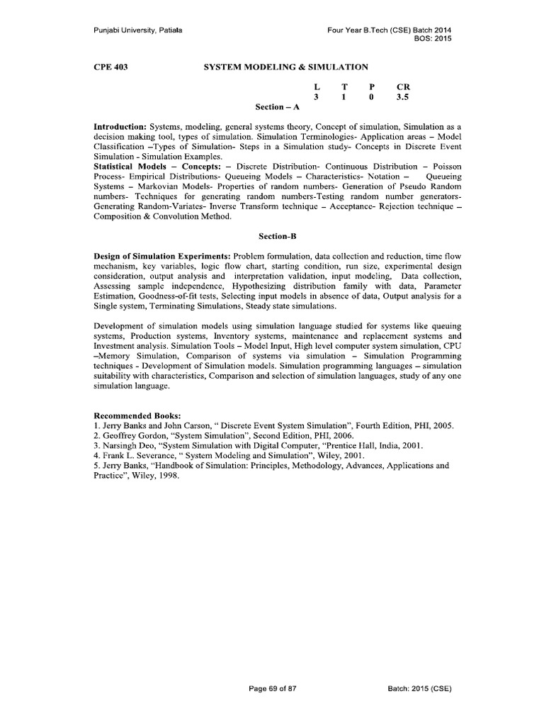 System Simulation | PDF