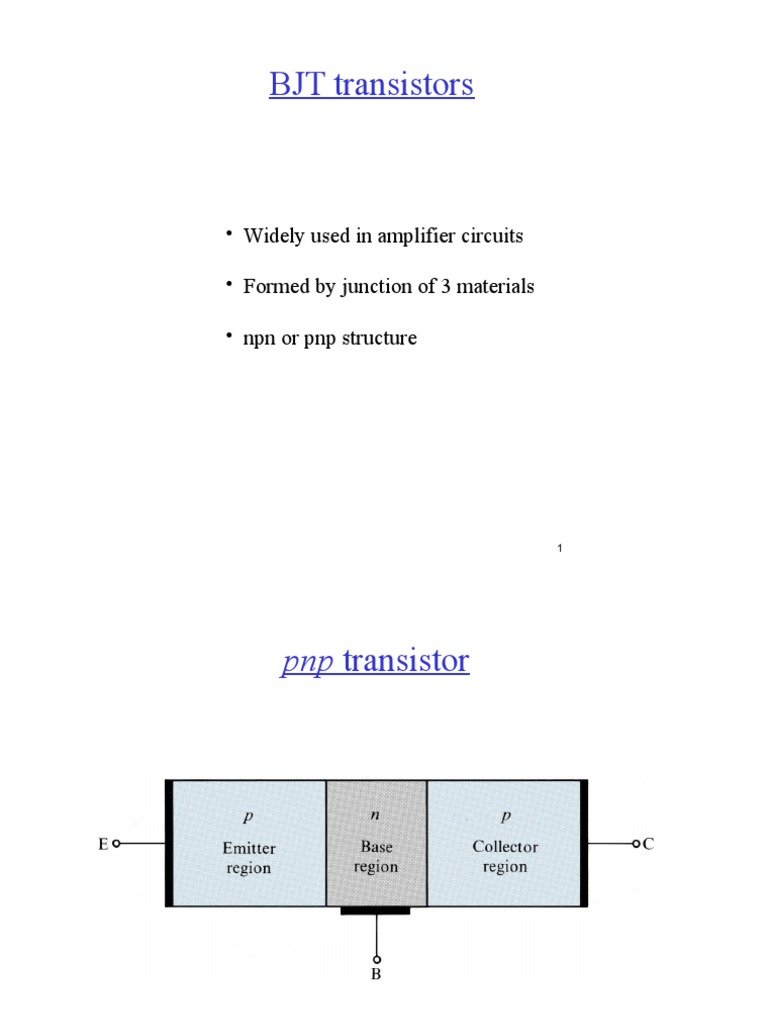 BJT-Transistor Analysis | PDF | Bipolar Junction Transistor | Electrical Engineering