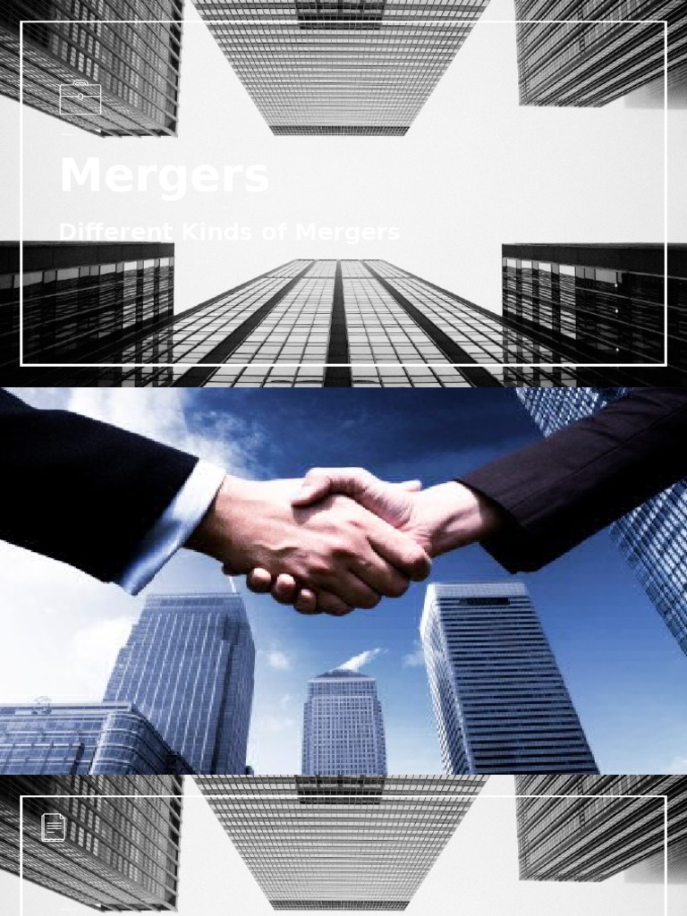 Different Types of Mergers | PDF | Consolidation (Business) | Mergers ...
