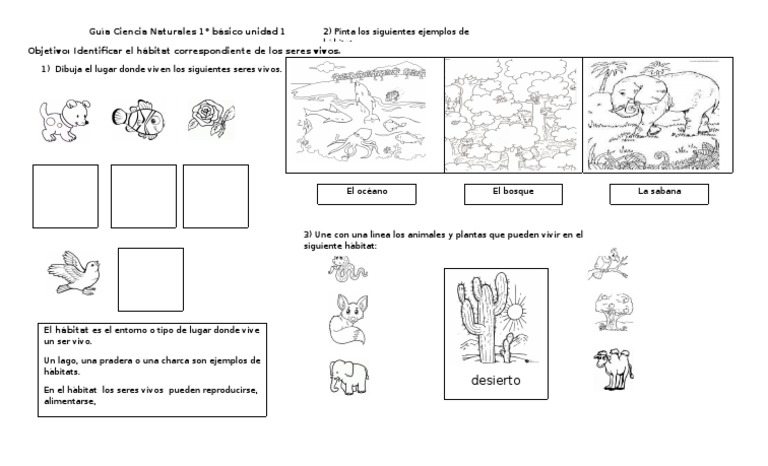 Guía Ciencia Naturales Habitat