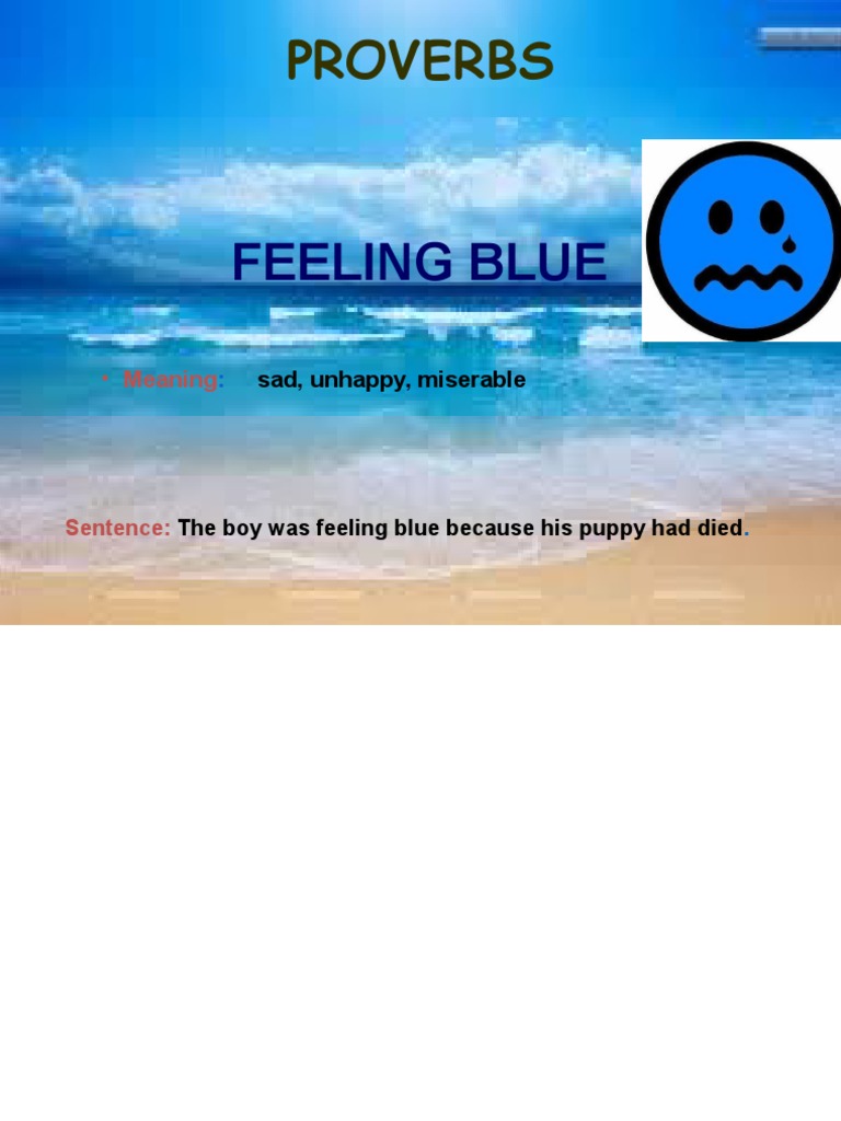 Understanding "Feeling Blue" Meaning | PDF