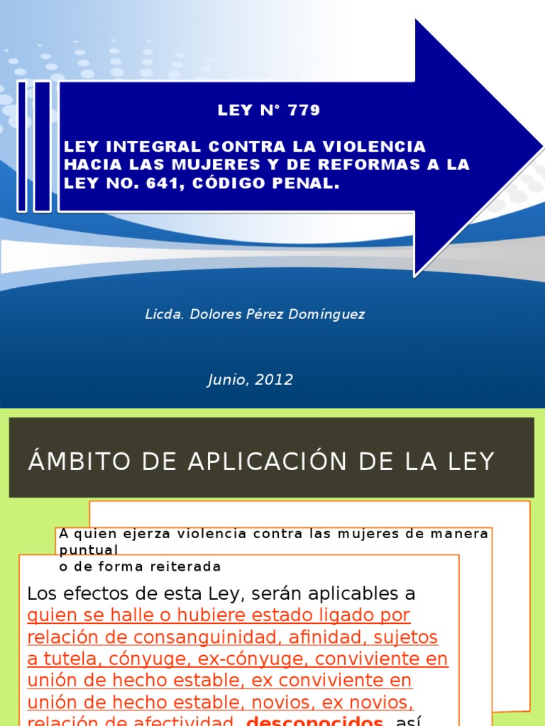 Ley Contra Violencia hacia Mujeres | PDF | Adquisición (prostitución ...