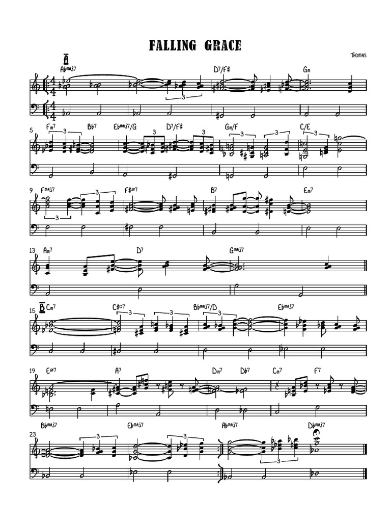 Falling Grace - Full Score | PDF