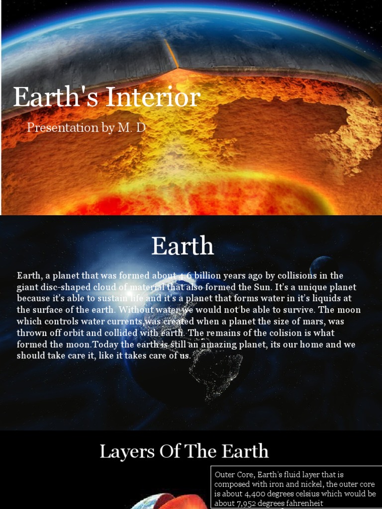 Earths Interior | PDF | Planetary Core | Structure Of The Earth