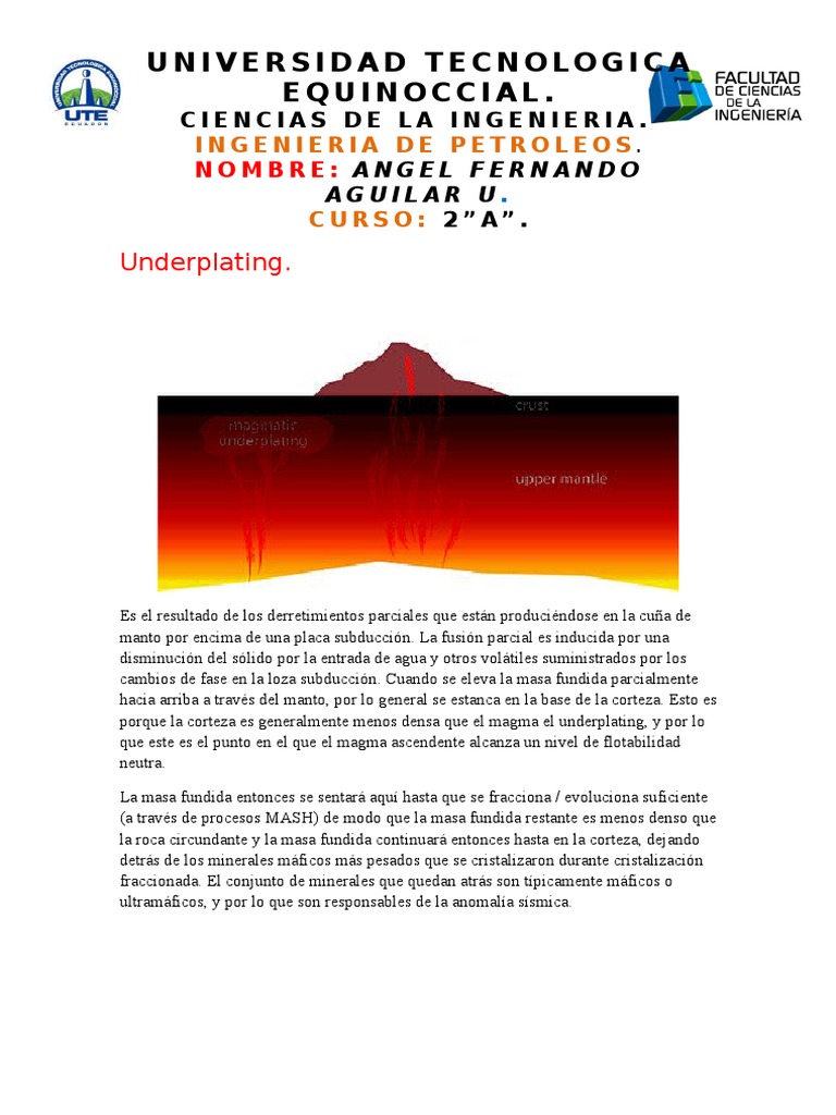 Deber de Underplating | PDF