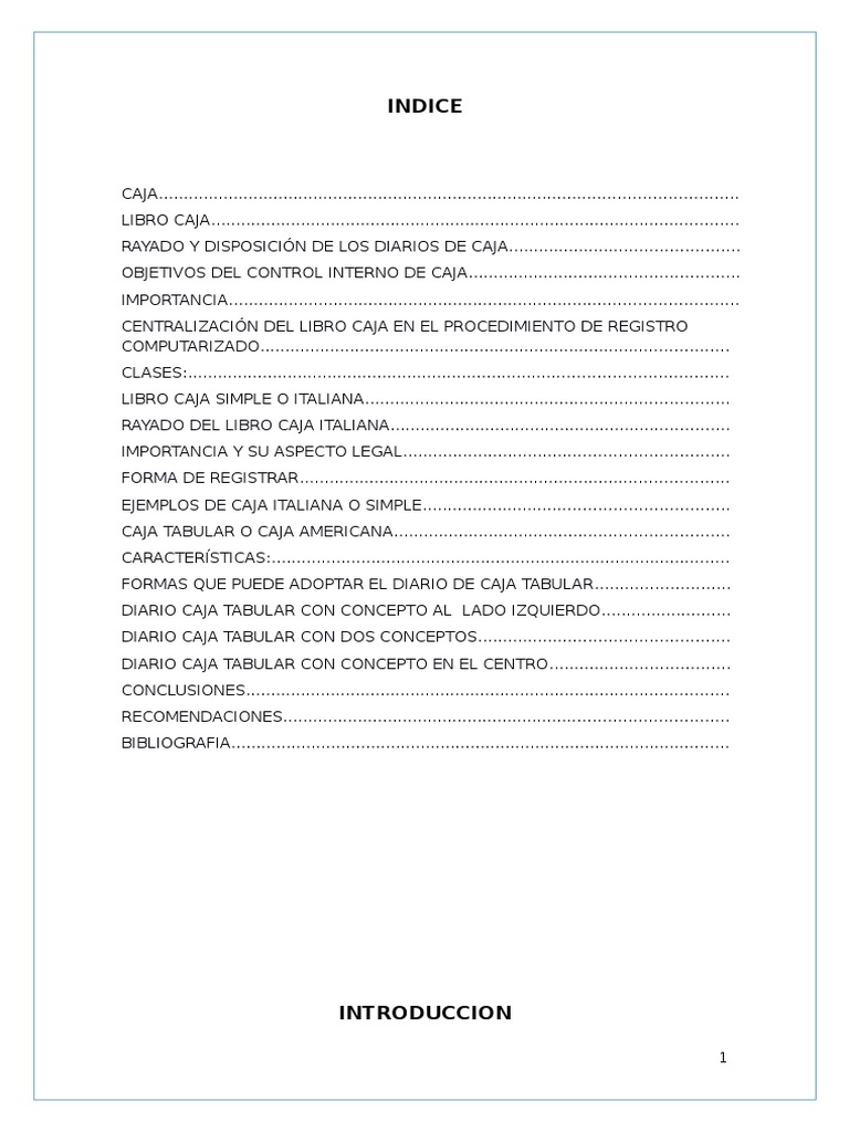 Libro Caja Y Tipos De Caja Tabular Luciana Pdf Cheque Contabilidad