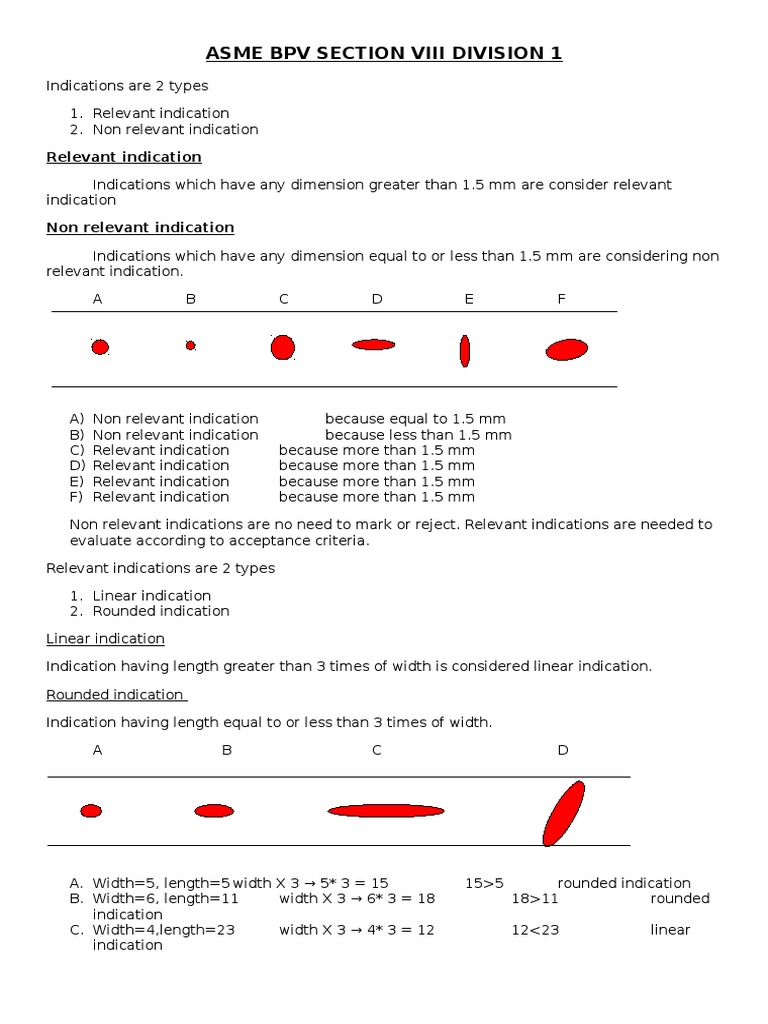 ASME BPV Section VIII Indications Guide | PDF | Teaching Methods ...