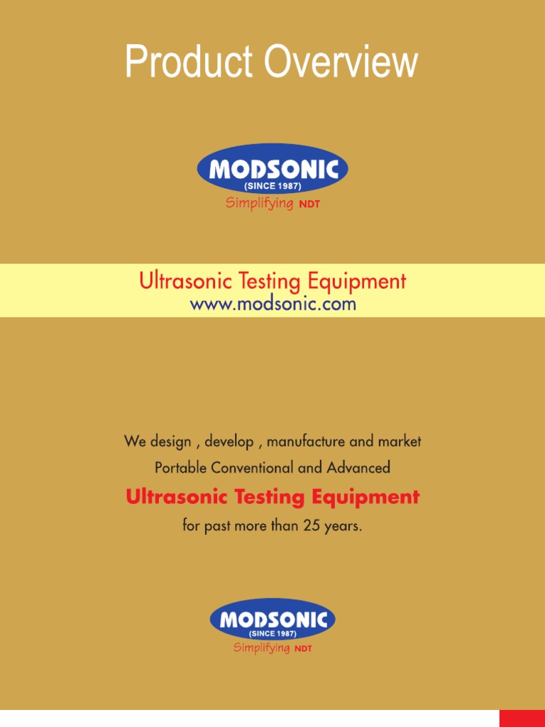 Modsonic Catalogue | PDF