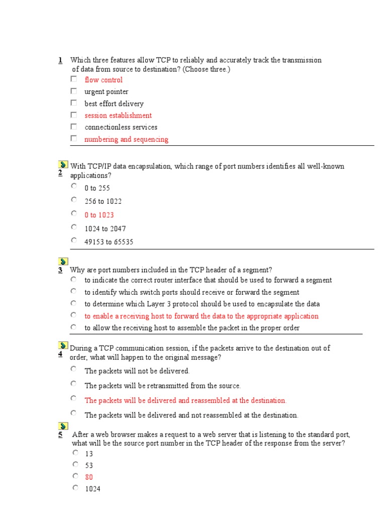 Key TCP Features and Functions Explained | PDF | Transmission Control ...