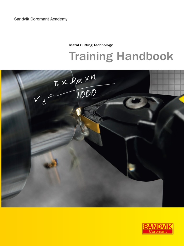 Sandvik Metal Cutting Technology Training Handbook | PDF | Machining ...
