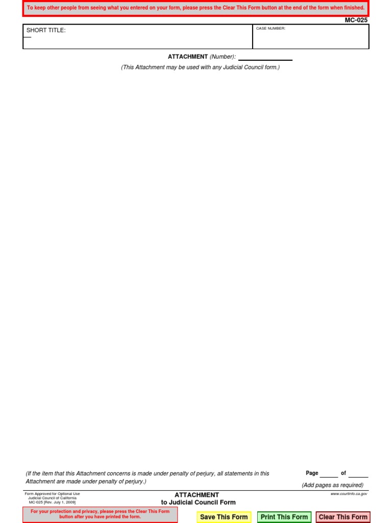 Form MC-025 | PDF