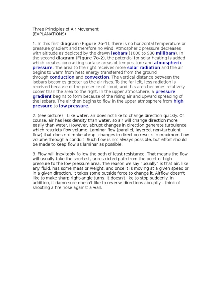 Air Movement Principles Explained | PDF