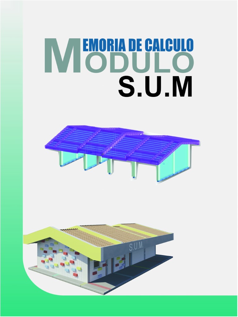Memoria de Cálculo Modulo SUM | PDF | Método de elementos finitos ...