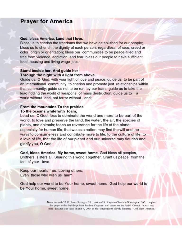 Prayer For America | PDF