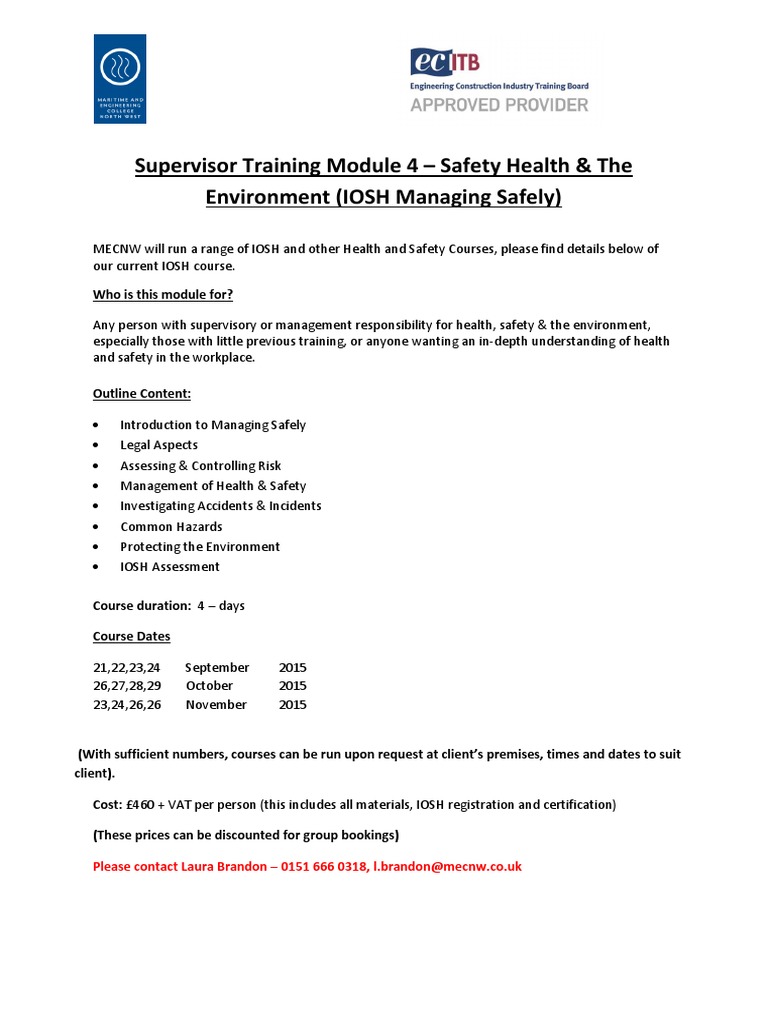 Supervisor Training Module 4 Info | PDF