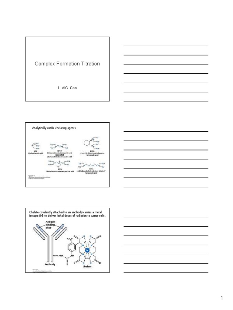 Complexometric Titration | PDF