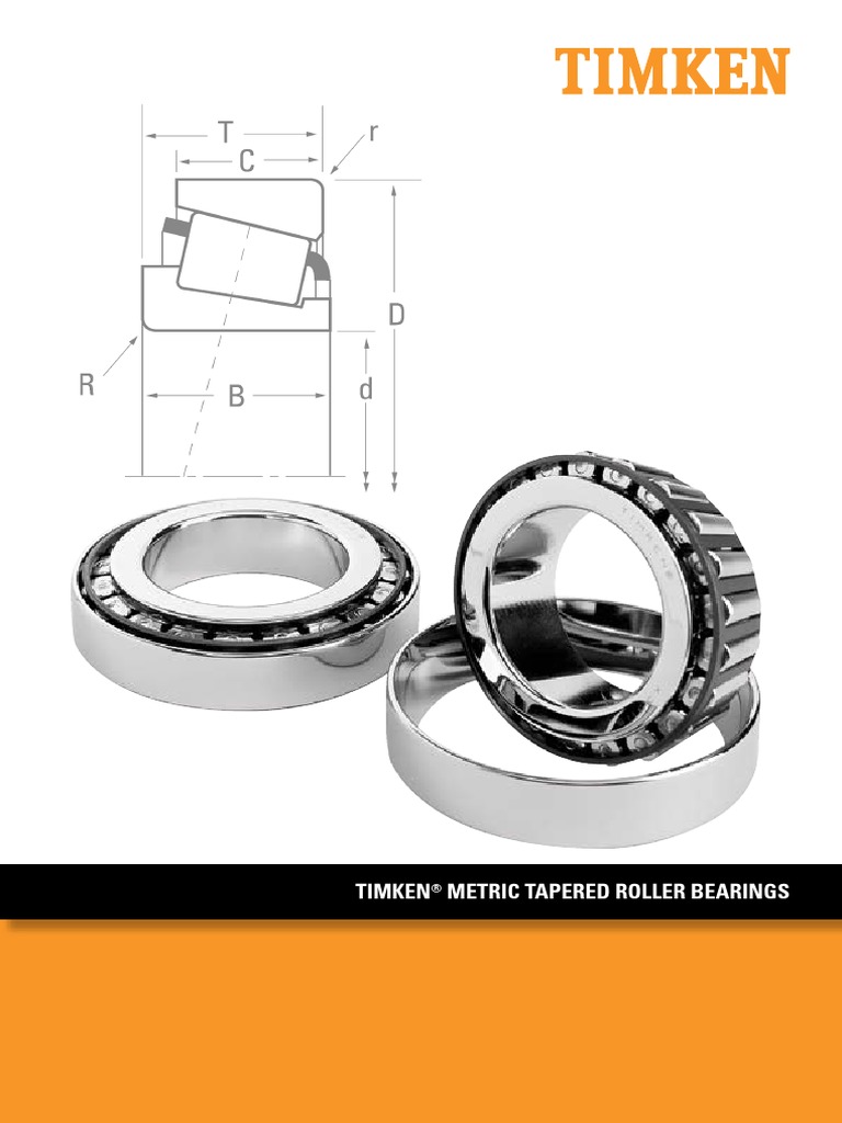 Timken Metric Tapered Roller Bearing Catalog | PDF | Bearing ...