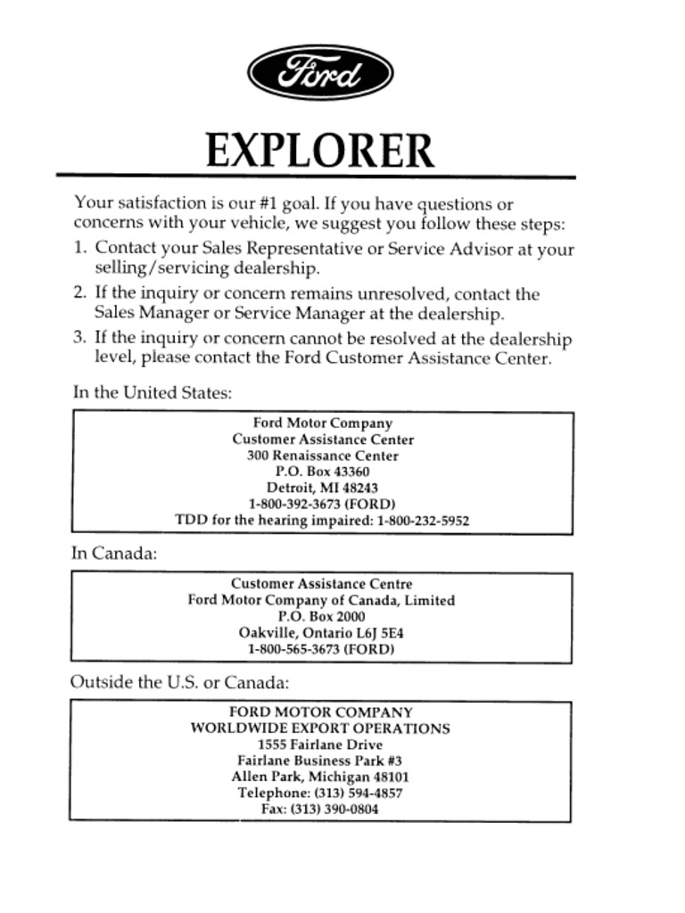Manual Ford Explorer | PDF | Airbag | Seat Belt