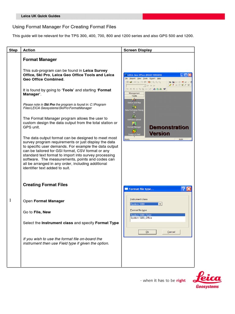 LGO Quick Start Guide - Format Manager | PDF | File Format | Comma Separated Values