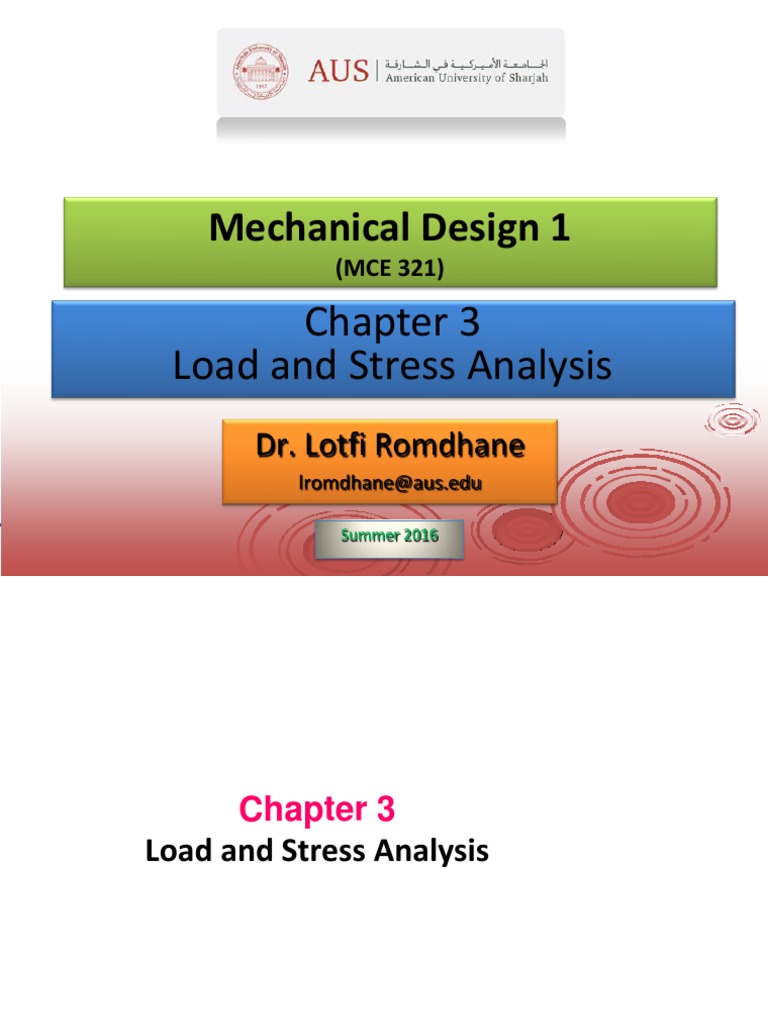 Chapter 3 Stress-Analysis1 | PDF | Bending | Stress (Mechanics)