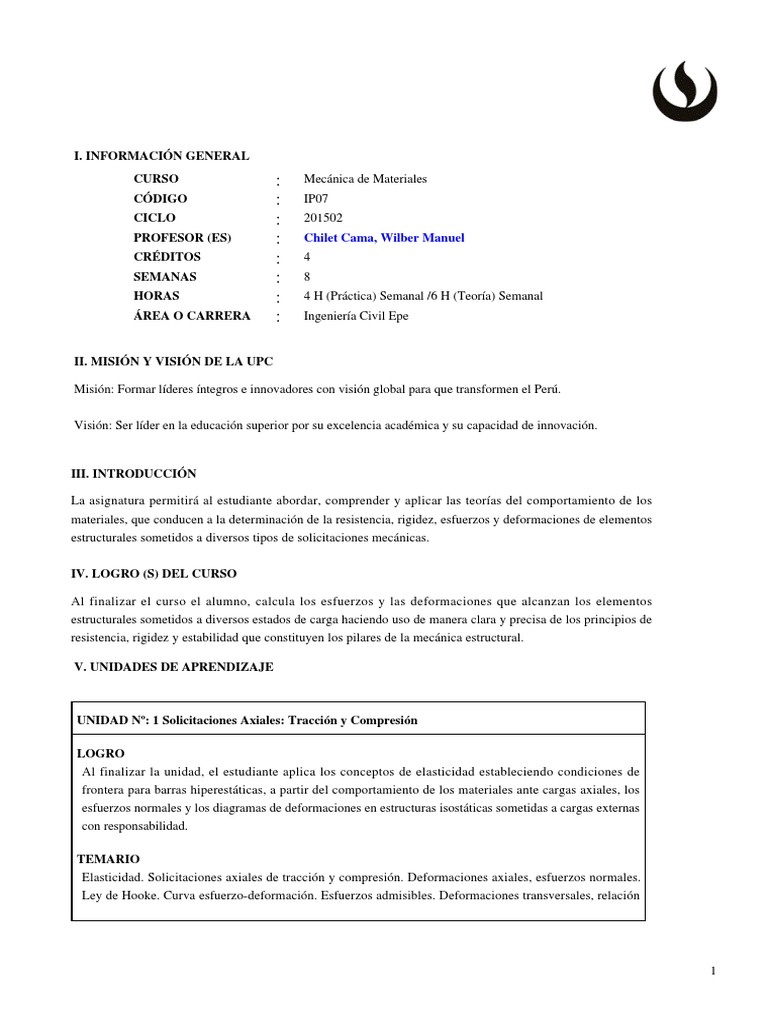 IP07 Mecanica de Materiales Invalid Length For A Base-64 Char Array. | PDF | Rigidez | Doblar
