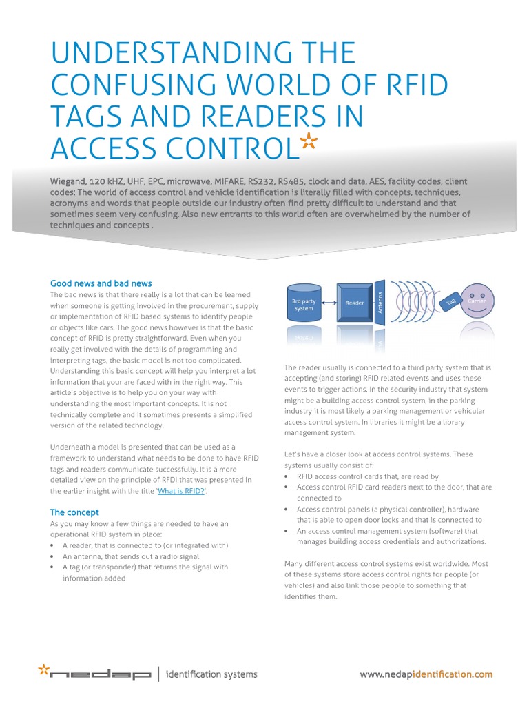 Insight - Understanding The Confusing World of RFID Tags and Readers in ...