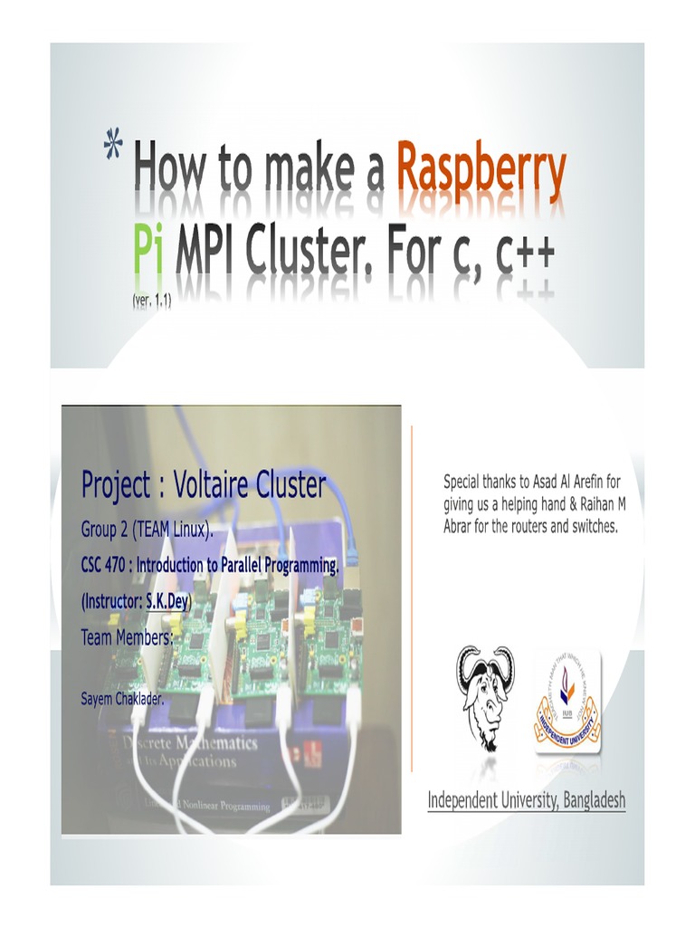 Raspberry Pi Openmp C Tutorial Iub Pdf Parallel Computing Multi Core Processor
