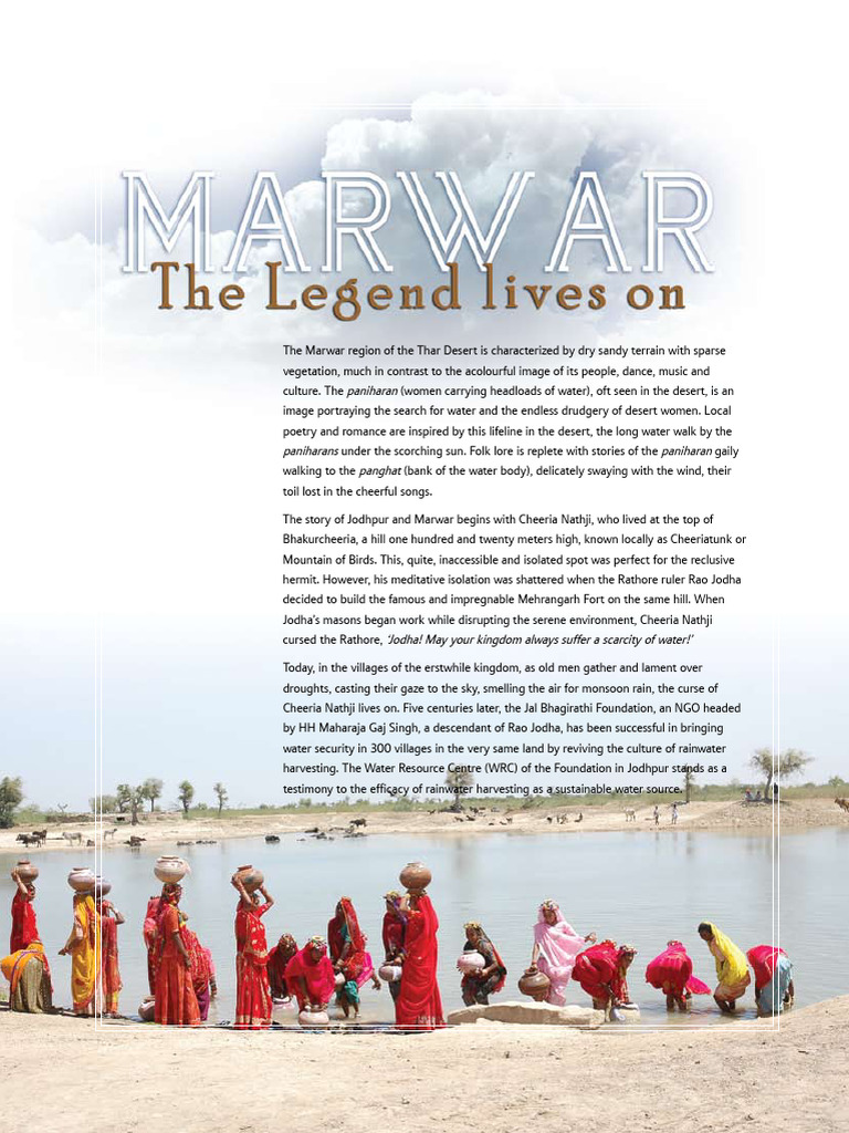The Legend of Marwar | PDF | Water Resources | Dam