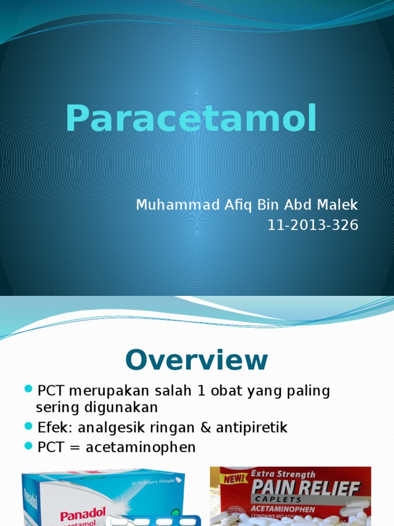 Paracetamol: Uses, History, and Dosage | PDF