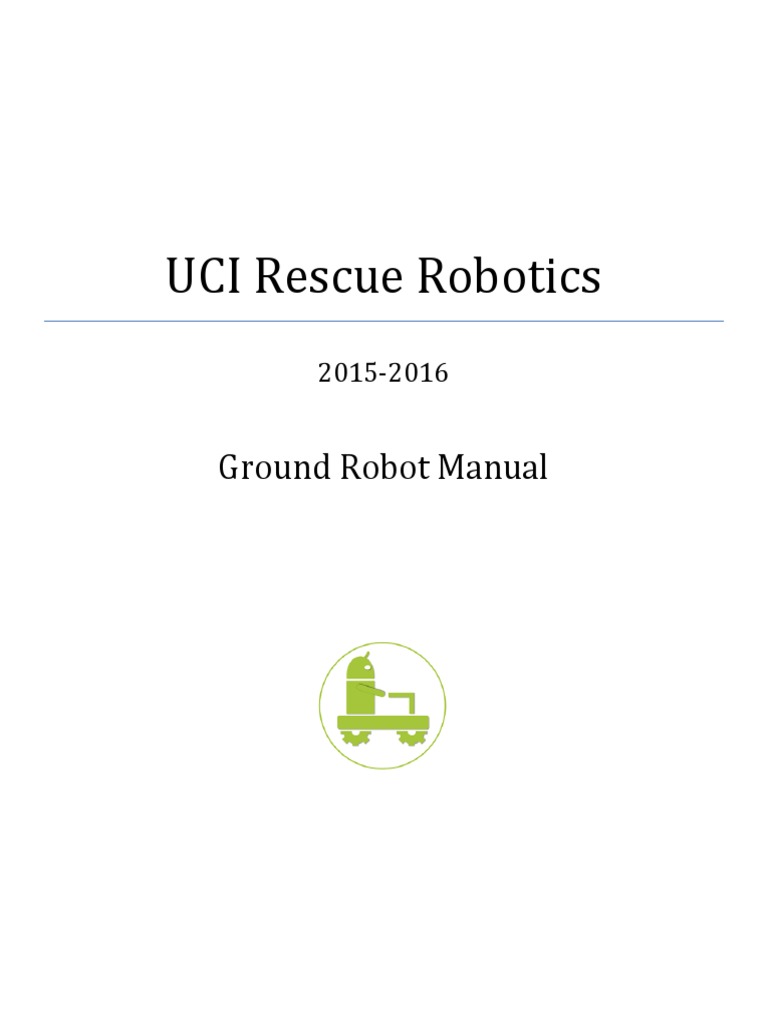 Ground Robot Manual 2015-16 | PDF | Electrical Connector | Computer ...