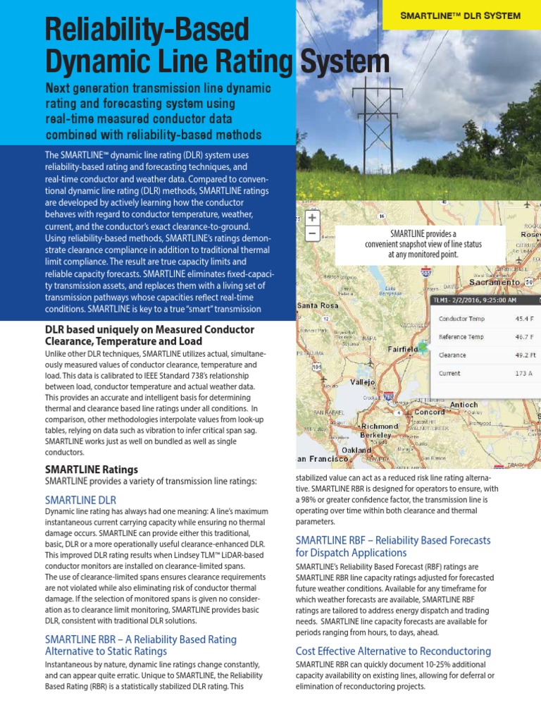 Dynamic Line Rating System | PDF | Reliability Engineering | Weather ...