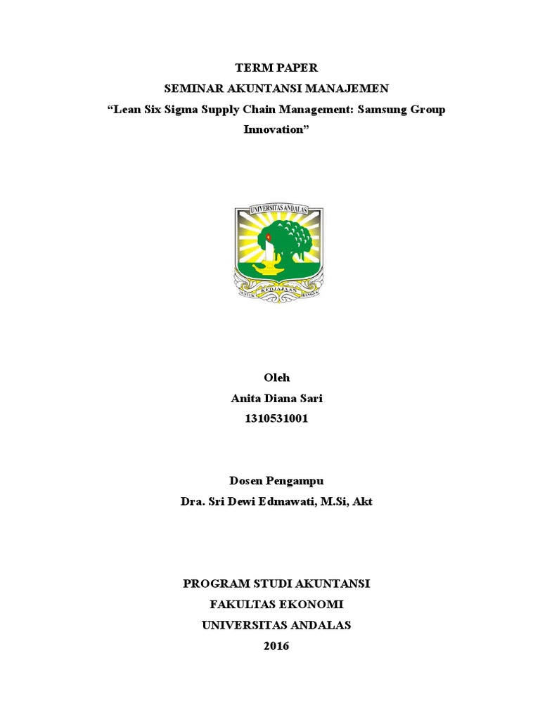Lean Six Sigma Supply Chain Management Samsung Group Innovation | PDF Lean Six Sigma Supply Chain Management Samsung Group Innovation | PDF