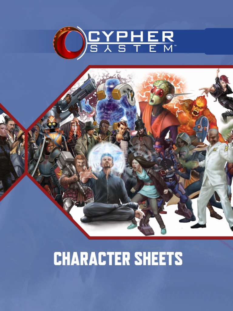 Cypher System Character Sheets Download 2015-08-25e 55dd4843c011f | PDF ...