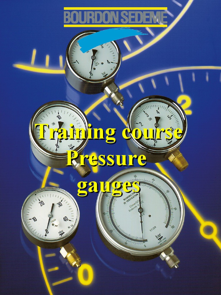 Pressure Gauges GB | PDF | Pressure Measurement | Pressure