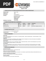 UN3363 Safety Data Sheet Summary | PDF | Dangerous Goods | Toxicity