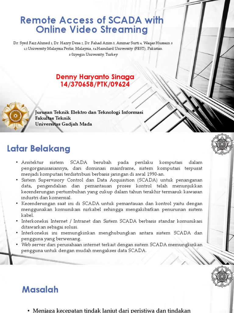 Remote Access SCADA | PDF