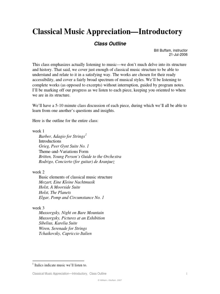 Appreciate Classical Music | PDF | The Planets | Ludwig Van Beethoven