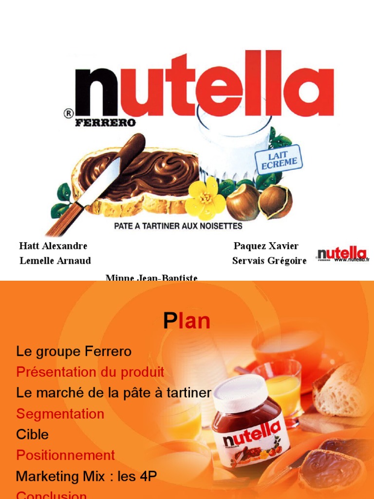 Nutella Marketing | PDF | Commercialisation | Nourritures